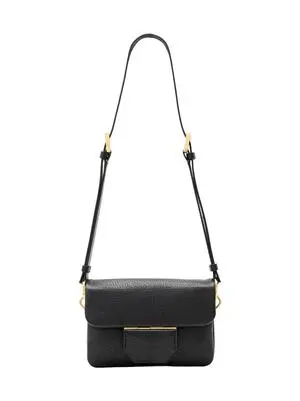 ALLSAINTS Jupiter Leather Crossbody Bag - Black