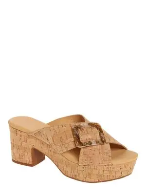 CHOCOLAT BLU Grita Platform Sandals - Cork