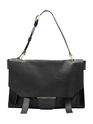 ALLSAINTS Ursa Leather Satchel - Black