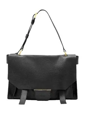 ALLSAINTS Ursa Leather Satchel - Black