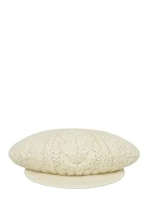 CELINE Aran Mohair Wool Beret