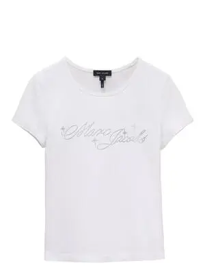 Marc Jacobs Logo-embellished T-shirt - White