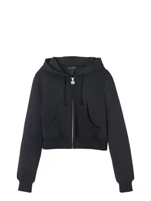 Marc Jacobs Logo-embellished Hoodie - Black