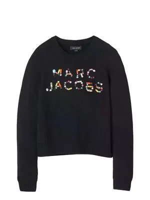 Marc Jacobs Logo-embellished Sweatshirt - Black