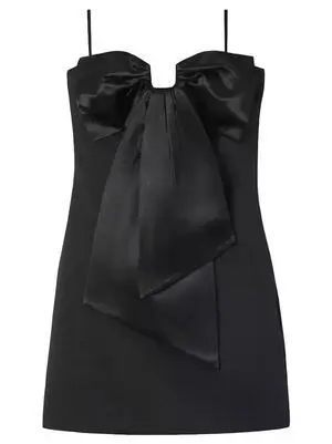 Marc Jacobs Bow Mini Dress - Black