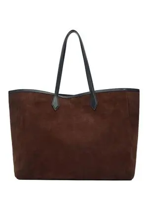 REFORMATION Sofia Leopard Print Tote - Brown