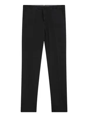 SANTANIELLO Cotton Trousers - Black