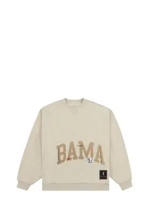 CACTUS JACK BY TRAVIS SCOTT X Mitchell & Ness University Of Alabama Crewneck - Tan