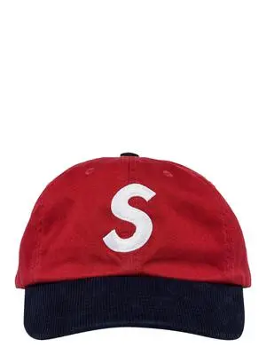 Supreme 2-tone S Logo 6-panel Cap - Red