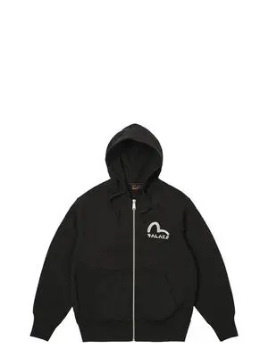 PALACE X Evisu Zip Hood - Black