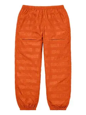 Supreme Logo Ripstop Track Pant 'orange' Orange