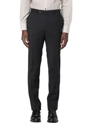 PT TORINO Tailored Straight Leg Trousers - Black