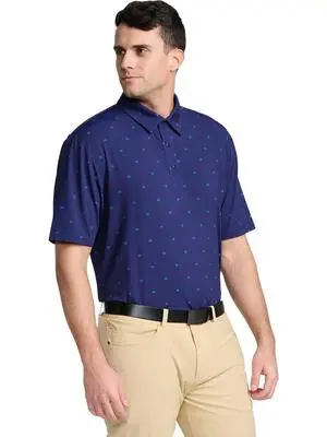 PXG Comfort Fit Tour Succulent Polo - Navy