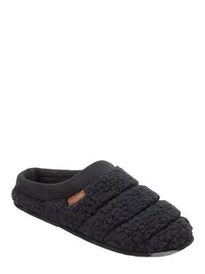 DEARFOAMS DEARFOAMS Asher Marled Knit Clog Slipper Black/black