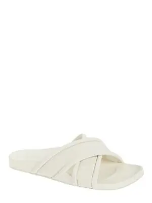 Olukai Ani' Water Resistant Slide Sandal - White Sand / White Sand