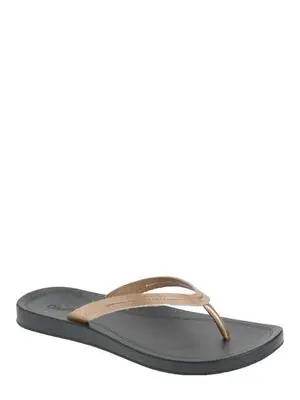 Olukai OluKai Lalahi Flip Flop Copper / Lava Rock