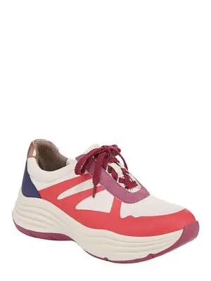 LIFESTRIDE Bzees Impulse Sneaker - Coral/ Blue