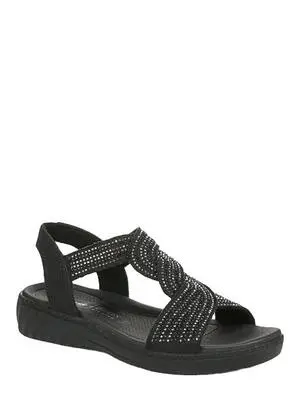 LIFESTRIDE BZees Lilly Bright Sandal Black