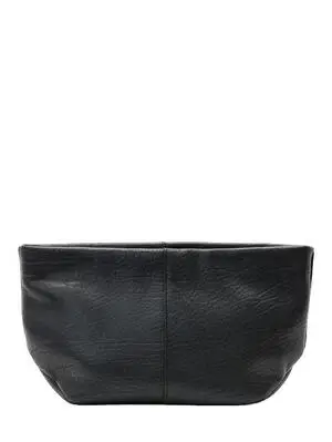 ALLSAINTS Hex Grained Leather Pouch - Black