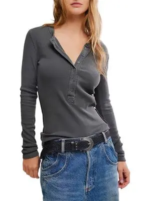 Free People Jamie Henley Top - Black