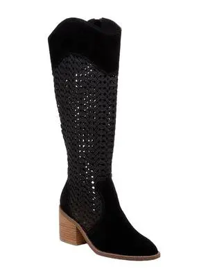 KELSI DAGGER BROOKLYN Echo Knee High Boot - Black