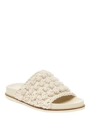 KELSI DAGGER BROOKLYN Knotted Platform Slide Sandal - Shell