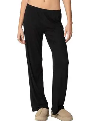 EDIKTED Justina Lounge Pants - Black