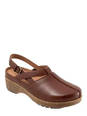 Softwalk SoftWalk® Arica Slingback Clog Brown
