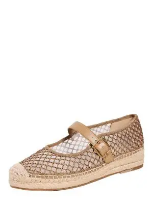 Sam Edelman Mackie Mesh Flats - Brushed Gold/cyprus Tan