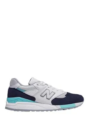 NEW BALANCE 998 Winter Peaks Sneakers - White/navy Blue/aqua