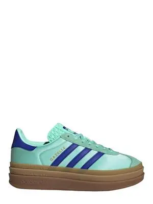 Adidas Gazelle Bold Sneakers Clear Mint/lucid Blue/gold Metallic