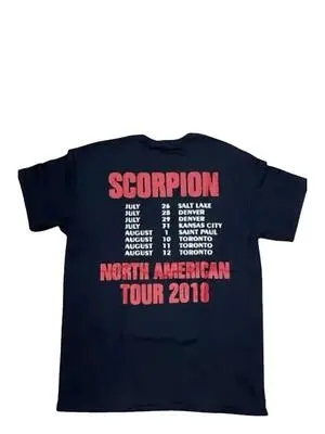 DRAKE Scorpion Tour North America T-shirt - Black