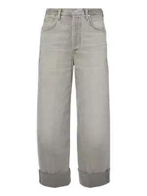 Citizens Of Humanity Ayla Wide-leg Jeans - Grey