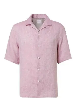 Brunello Cucinelli Linen Shirt - Brown