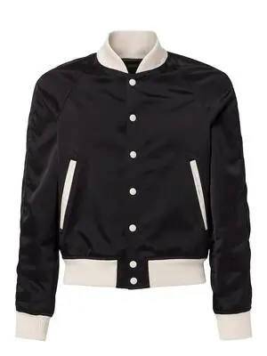 TOM FORD Satin Blouson - Black