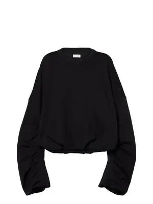 Dries Van Noten Cotton Sweatshirt - Black