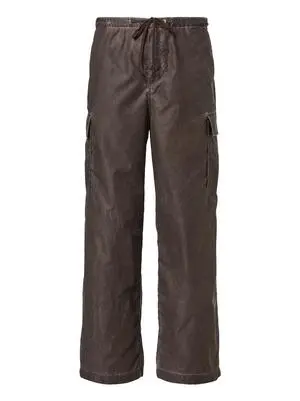 Our Legacy Way Wide-leg Cotton-blend Pants - Brown