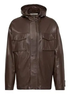 TOD'S Leather Jacket - Brown