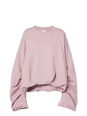Dries Van Noten Cotton Sweatshirt - Pink