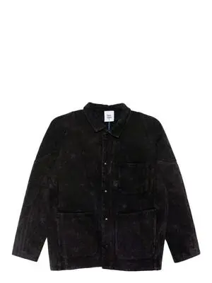 STAIN SHADE Tie-dye Shirt Jacket - Black