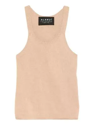 Alanui Ribbed Tank Top - Neutrals