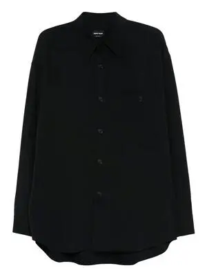 Giorgio Armani Virgin Wool Shirt - Blue