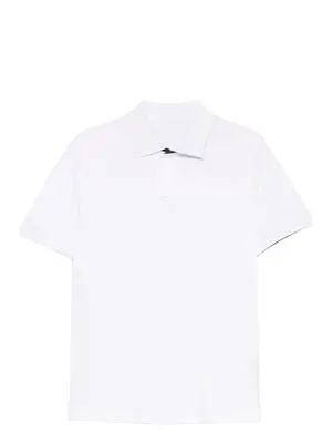 FAY Piqué Polo Shirt - White