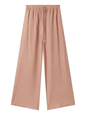 Stella McCartney Lead-free Crystal Embellished Pants - Dusty Rose Pink