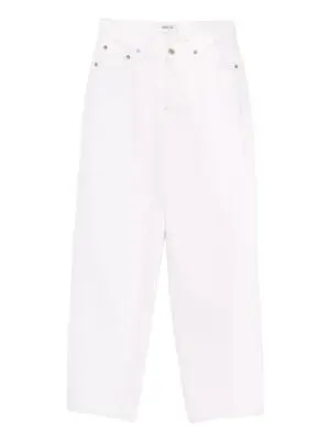 AGOLDE V-waist Baggy Jeans - White
