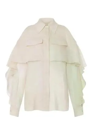 Alberta Ferretti Cotton Blouse - Neutrals