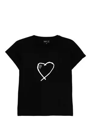AGNÈS B. Graphic-print T-shirt - Black