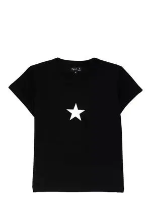 AGNÈS B. Star-print T-shirt - Black