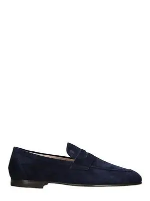 TOD'S Suede Loafers Navy