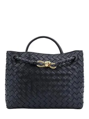 Bottega Veneta Bottega Veneta Andiamo Medium Top Handle Bag Black